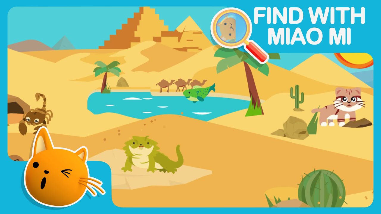 Find with Miao Mi - Scorpion and Palm Tree | Learn Mandarin | Learning ...