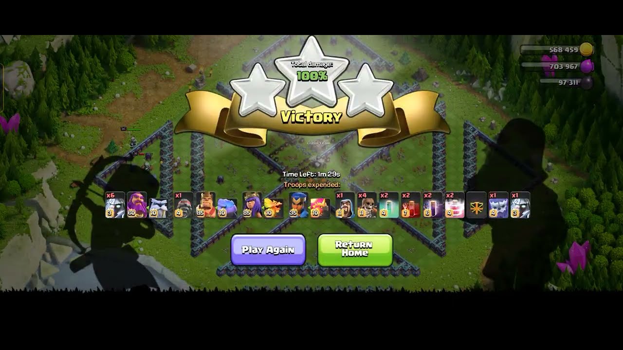 Coc magic challenge easy way to get 3 star in half time... - YouTube