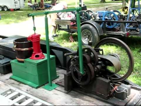Aermotor Pump Jack Engine - YouTube