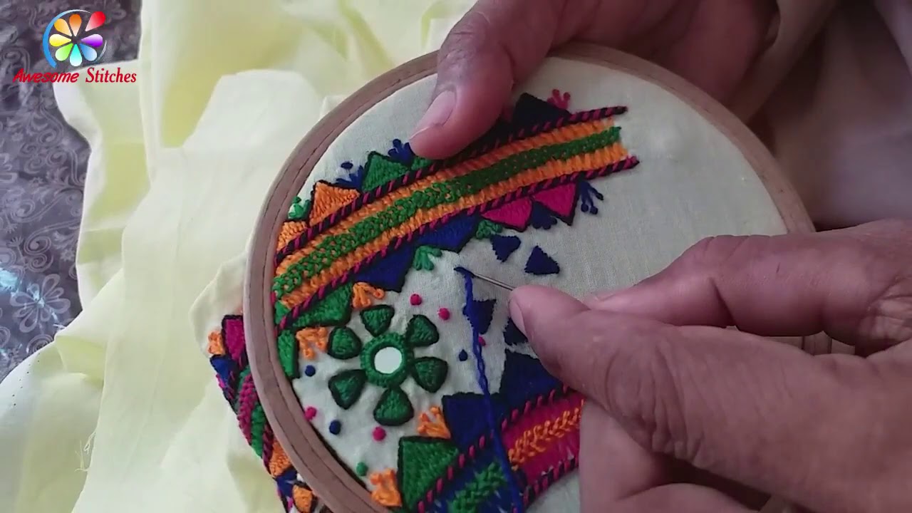 Hand Embroidery | Doll Design/Stitch | Part-1 | Awesome Stitches 🌹 ...