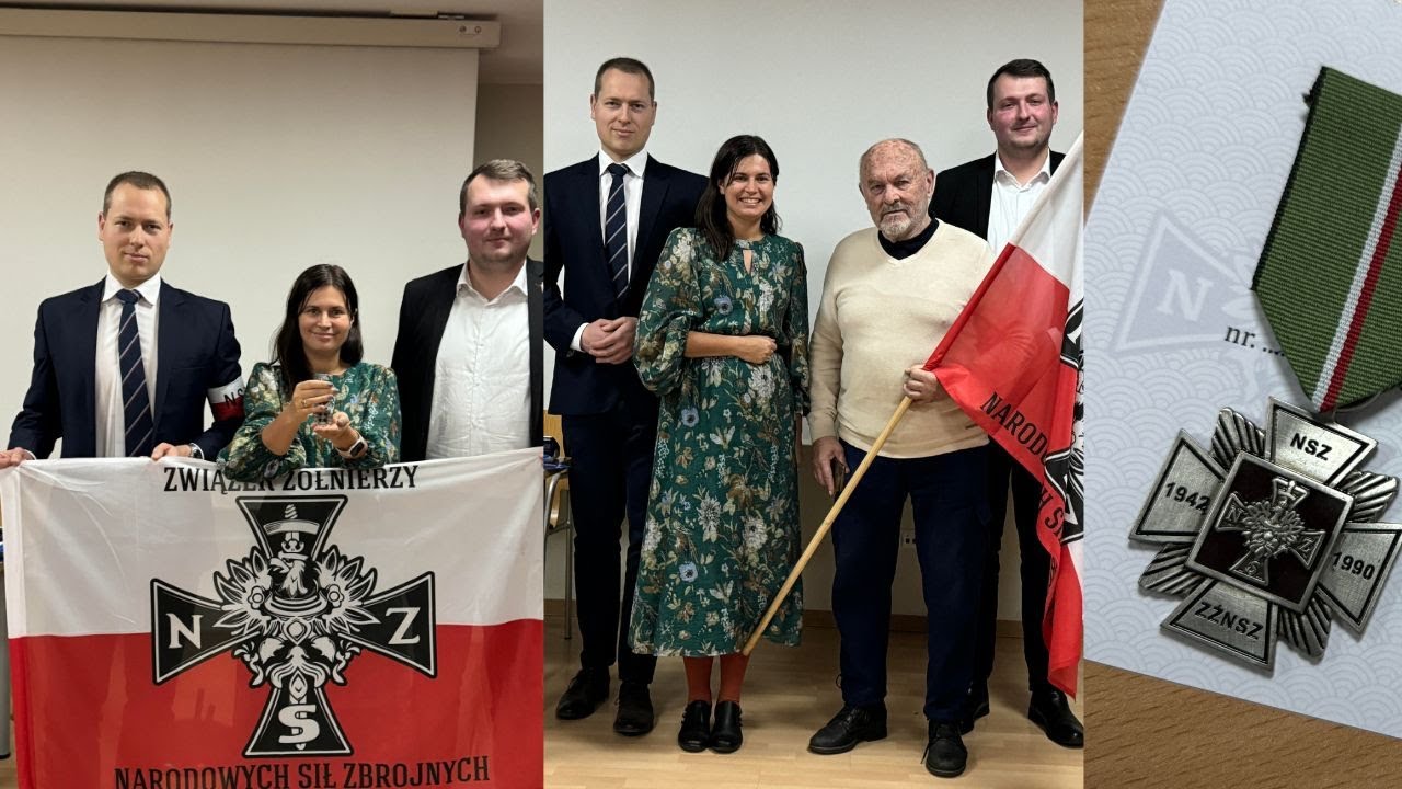 NARODOWE SIŁY ZBROJNE - Krzyż Zasługi Związku Żołnierzy NSZ. - YouTube