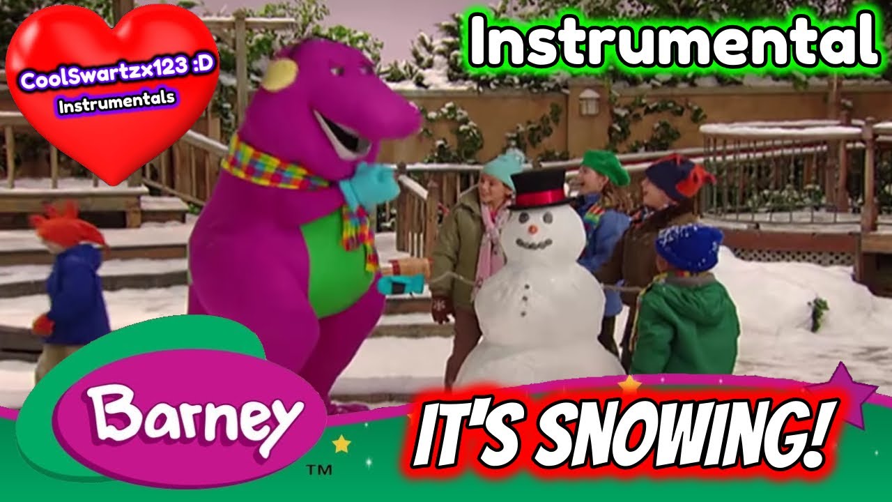 Barney: It's Snowing! (Instrumental) - YouTube