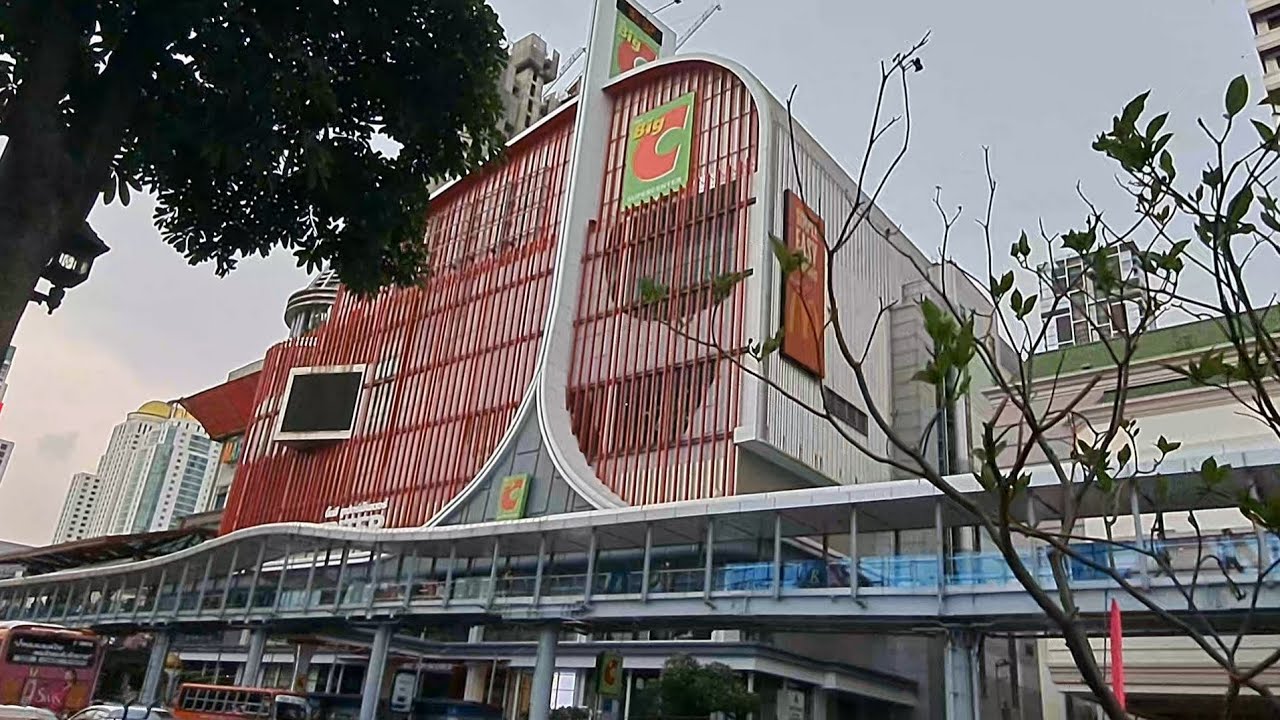 Bus Ride to BIG C SUPERCENTER | Shopping at BIG C Ratchadamri |Bangkok ...
