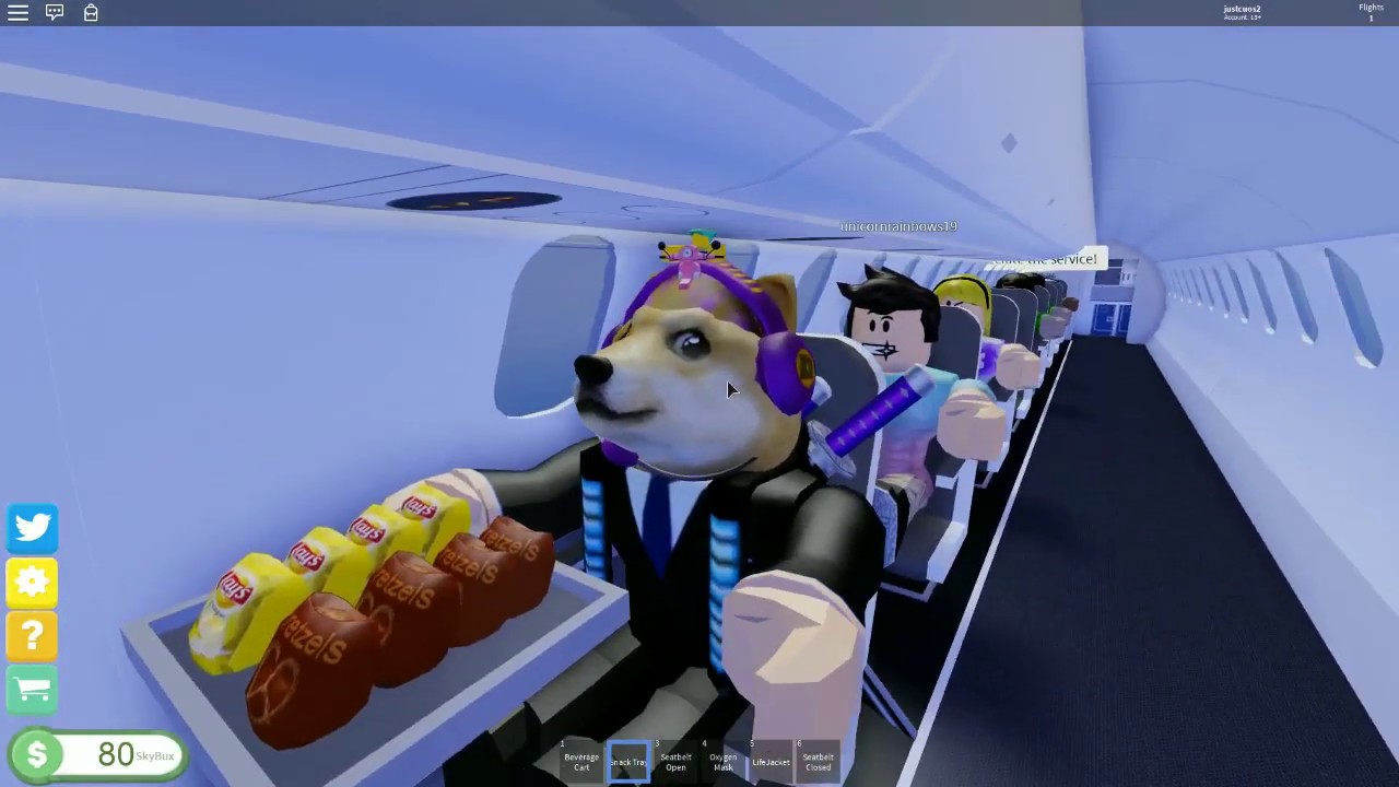 Playing cabin crew simulator Roblox episode 173 - YouTube