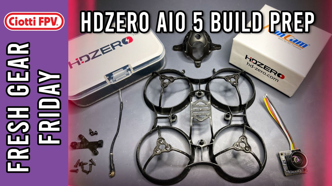 Prepping the HDZero AIO 5 40,000kv Build - Flying 1s, 2s, 65mm, & 75mm Whoops - #6Batteries - Q ...