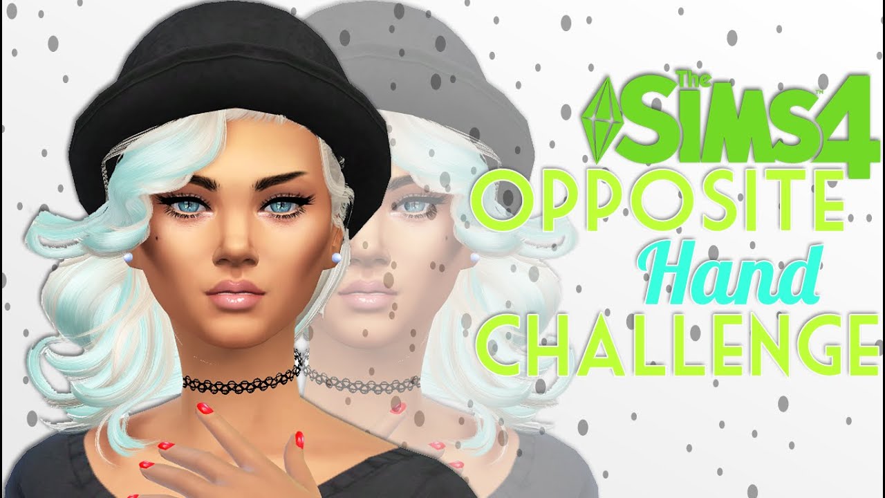 The Sims 4: Opposite Hand CAS Challenge - YouTube