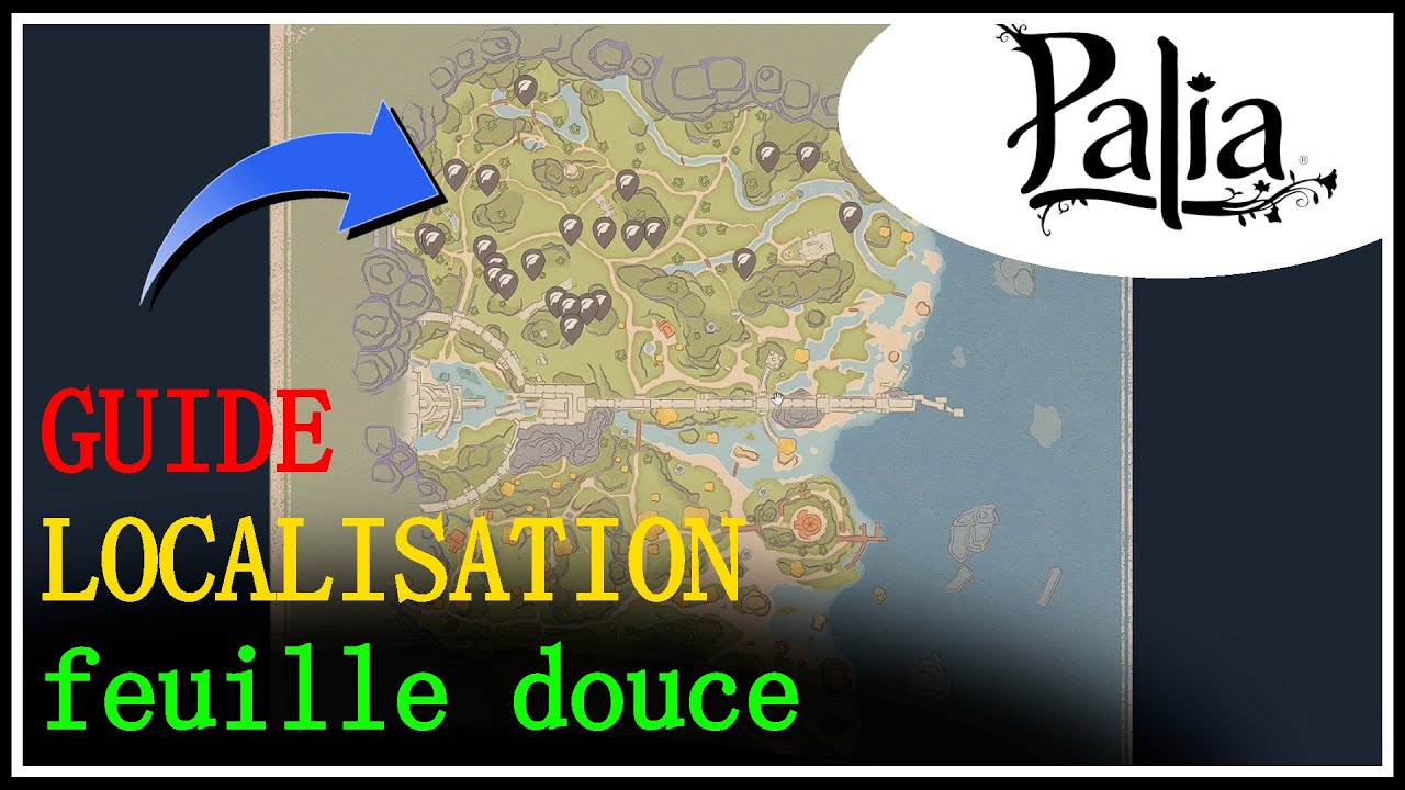 Guide Palia : Localisation feuille douce - sweet leaf (carte) - YouTube