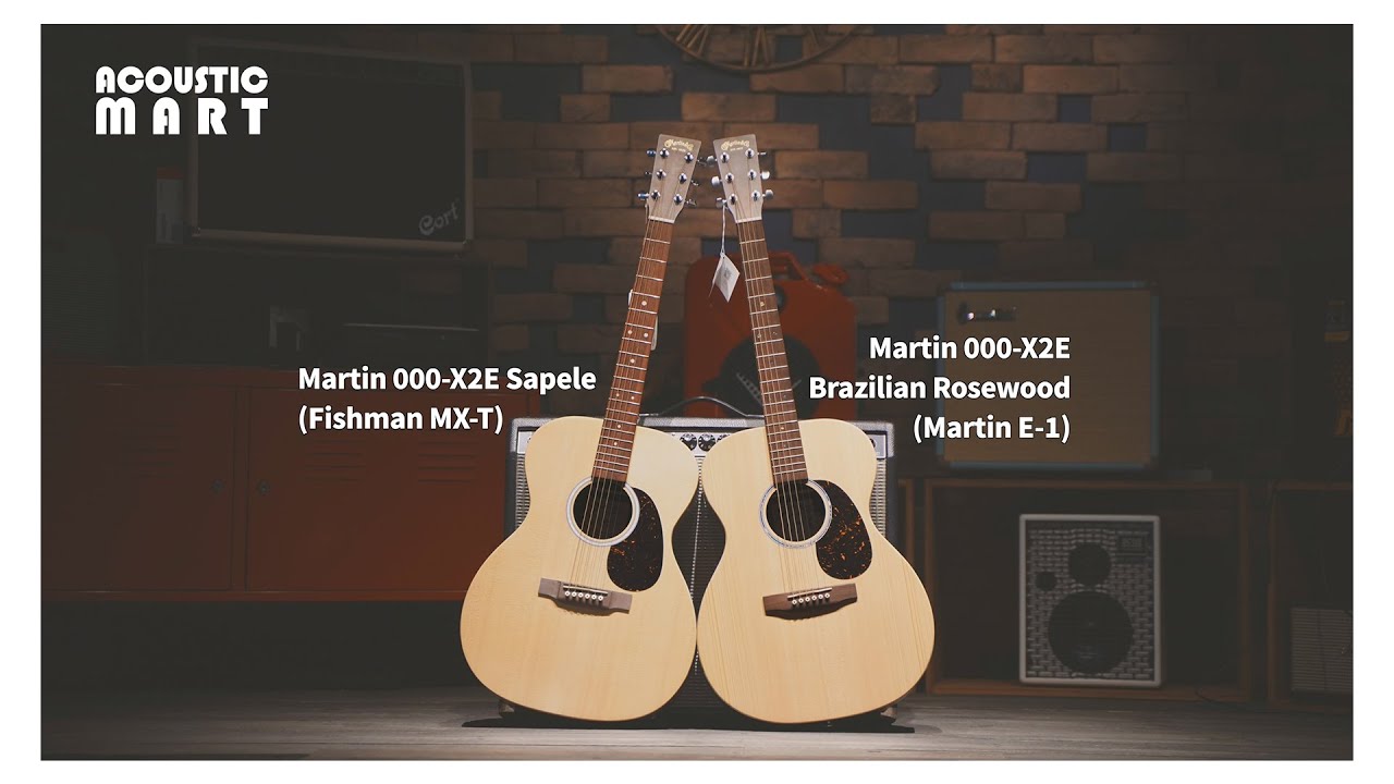 마틴 픽업 사운드 비교 Martin Pick up Sound Comparison(Fishman MX-T vs Martin E-1) - YouTube