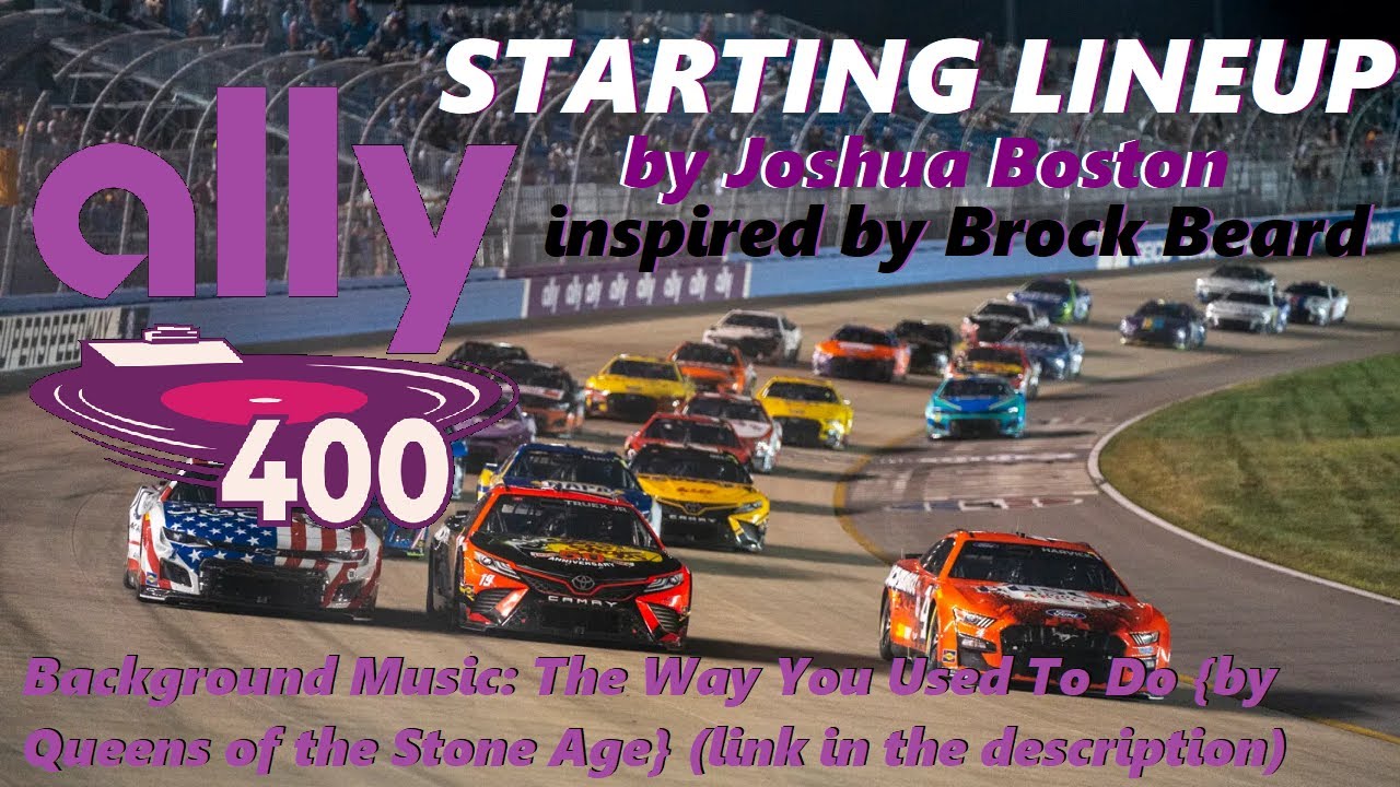 2024 Ally 400 Starting Lineup (Rebirth Cup Series) - YouTube