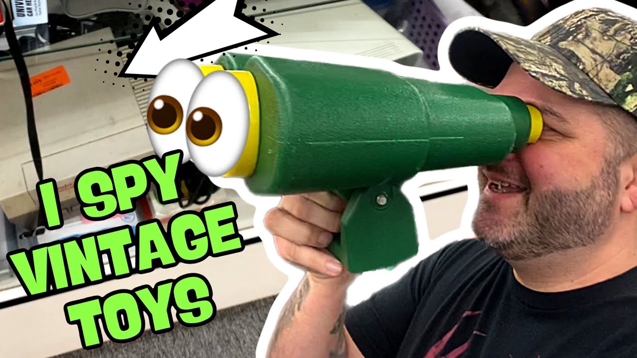 I SPY Vintage Toys At The Thrift Store!! #vintagetoys #toyhunt - YouTube
