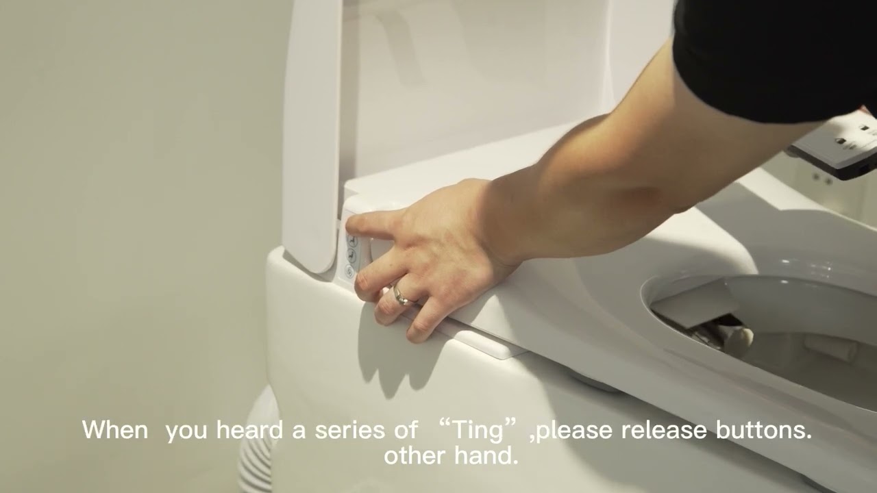 Setting remote control with smart toilet - YouTube
