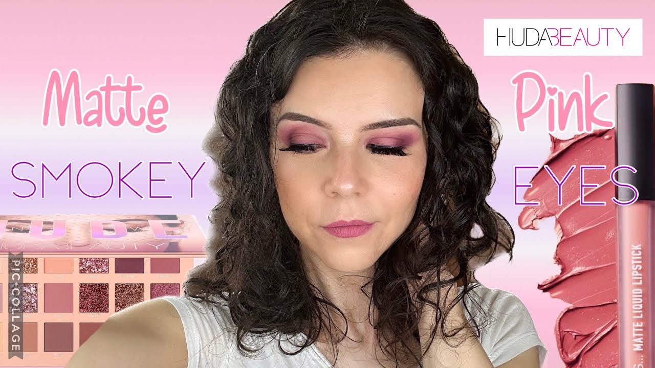 SOFT MATTE PINK Smokey Eyes!! GRWM🎀 - YouTube