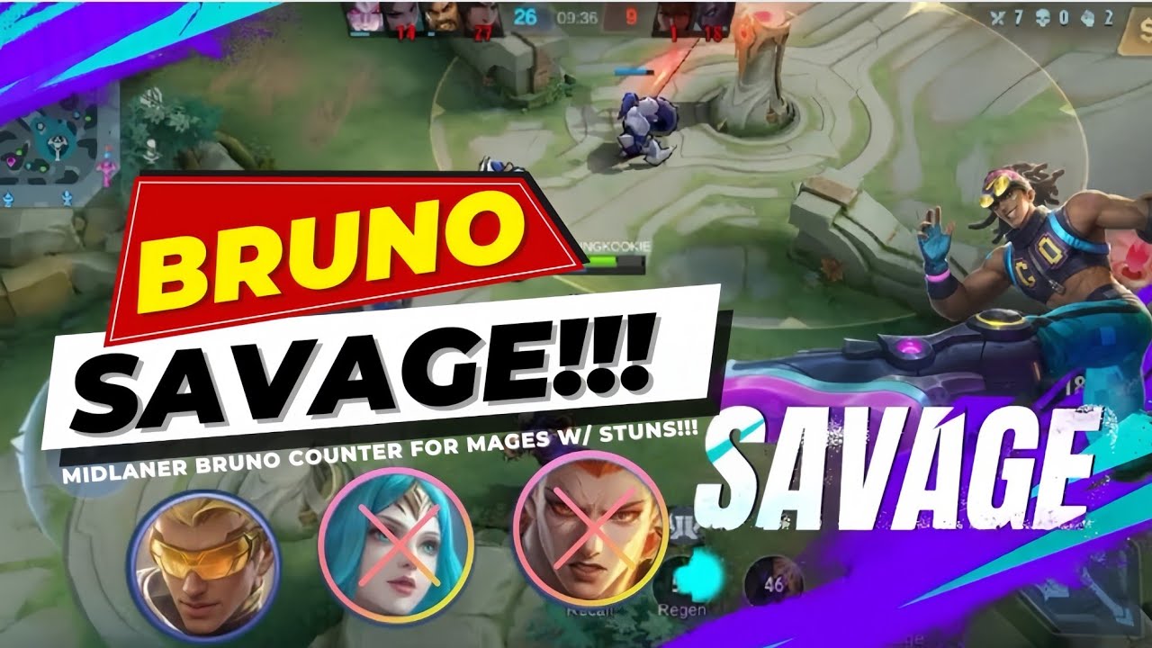SAVAGE BRUNO|Team with Double Marksman SURE VICTORY‼️|GOJO SATORU PLAYS ...