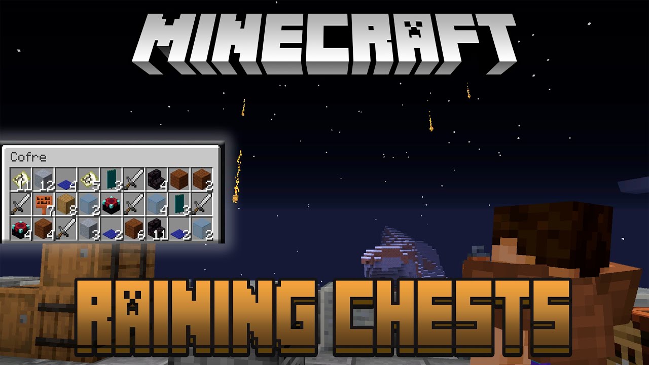 ☄️ LA LLOVIZNA DE COFRES!!! | Datapack (Raining chests) | Minecraft 1.16/1.16.1 - YouTube