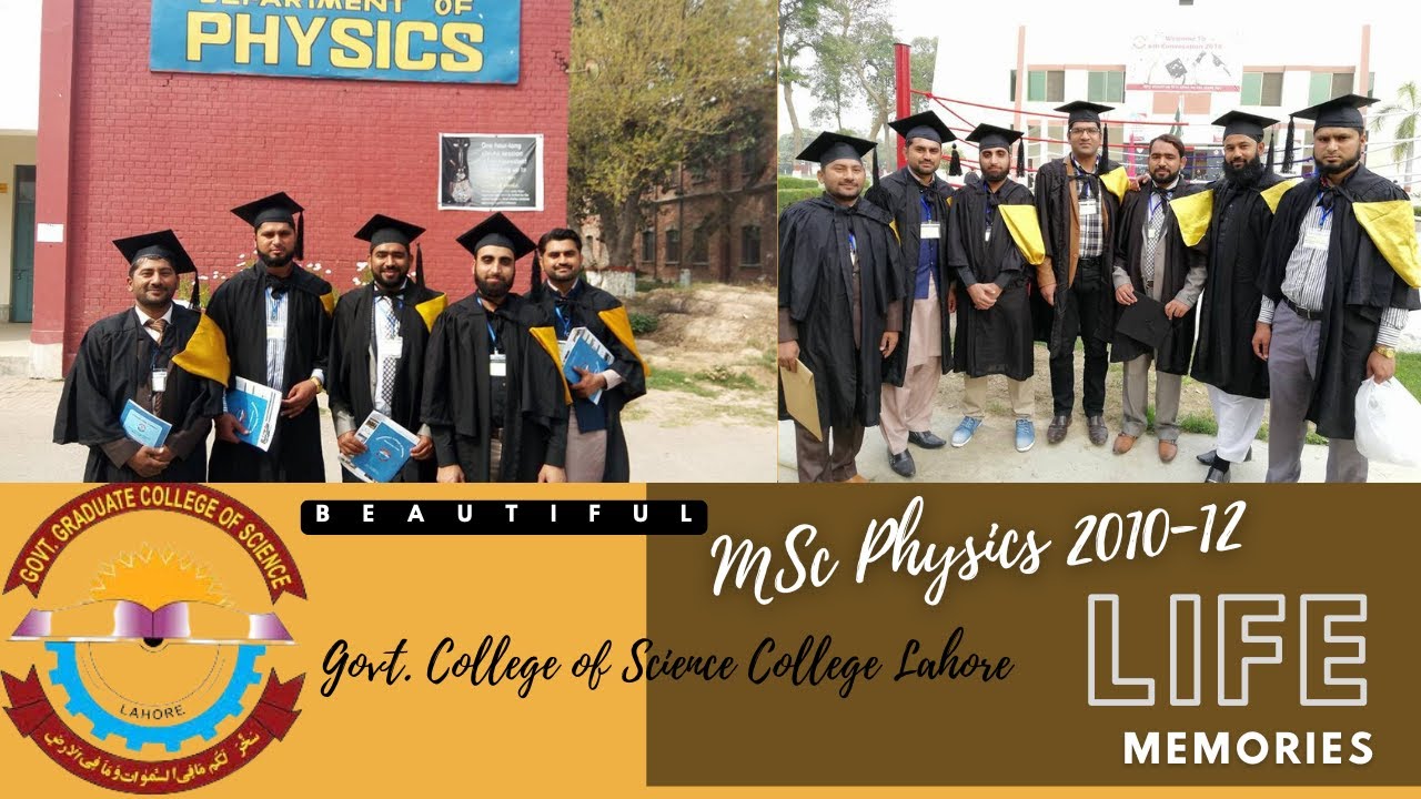 Physics Department Science College Lahore | MSc Physics (2010-12) - YouTube