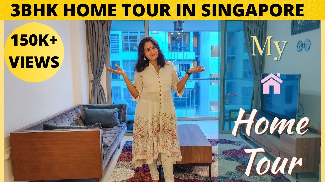 My Home Tour| Our Home in Singapore| 3BHK apartment in Singapore|வீட்டை ...