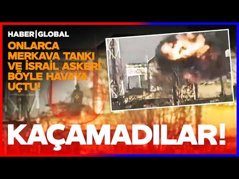 İŞTE O ANLAR! İSRAİL ORDUSU BÖYLE HAVAYA UÇTU: Onlarca Merkava Tankı Çok Sayıda Asker!