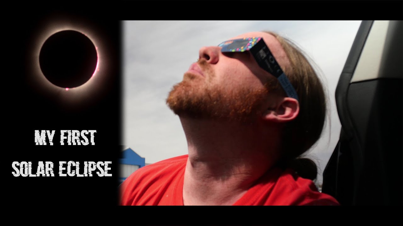 Filming First Total Solar Eclipse Experience (Decatur, Indiana) - YouTube