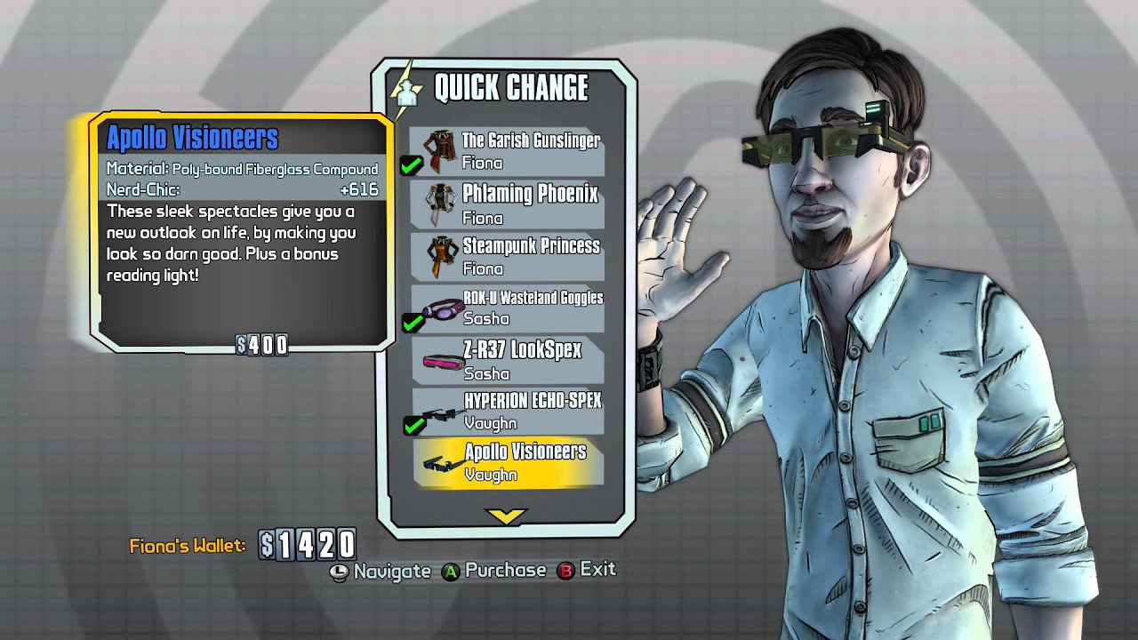 Customization: Tales from the Borderlands - YouTube