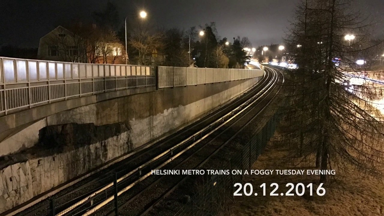 HKL / HSL Helsinki Metro Trains At Kulosaari - YouTube