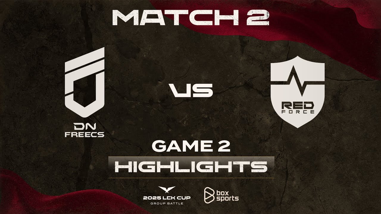 Highlights DNF vs NS | Game 2 | 2025 LCK Cup Group Battle | Match 2 - YouTube