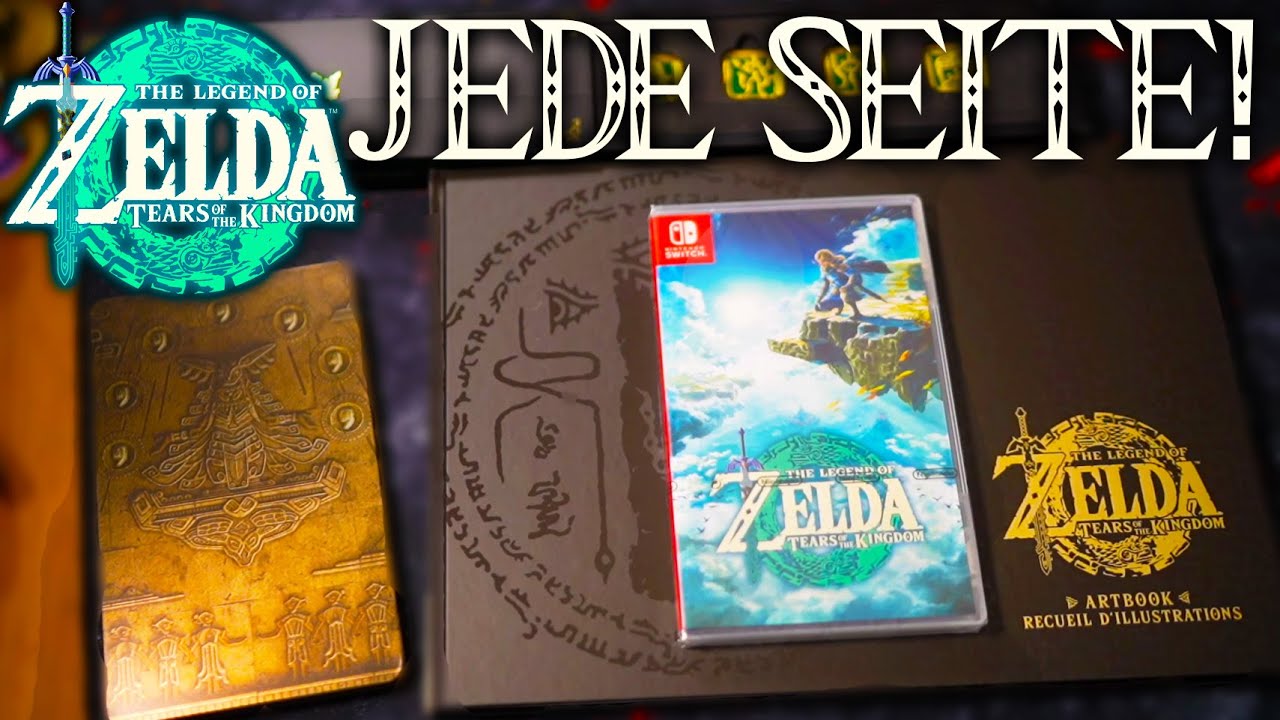 Das AUSFÜHRLICHSTE UNBOXING der Zelda TOTK Collectors Edition (Jede ...