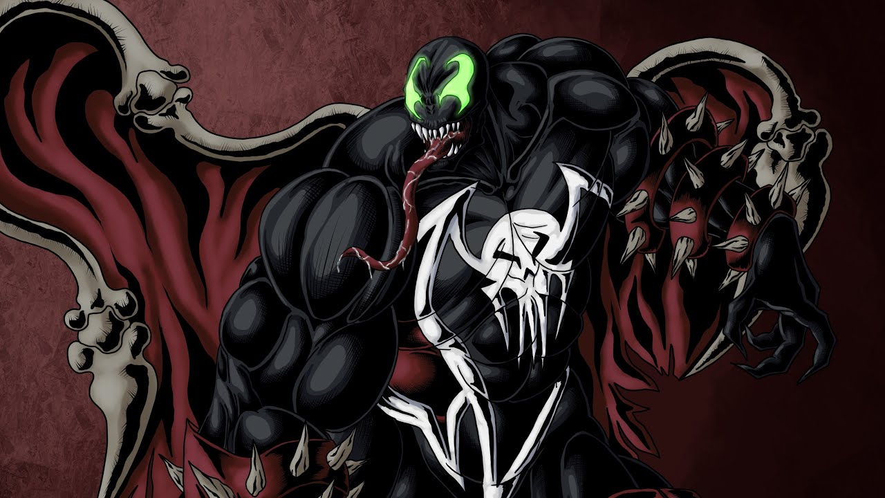 Spawn+Venom Time Lapse Drawing - YouTube