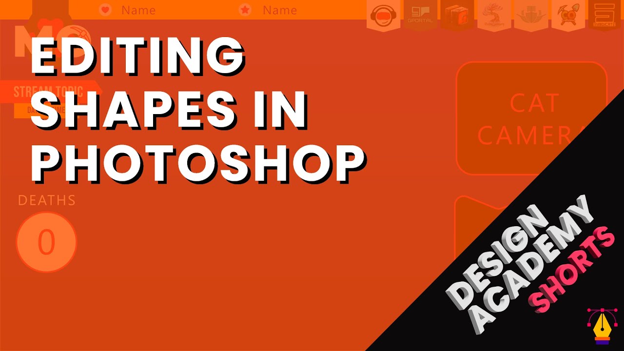 Photoshop Tutorial: Editing Shapes for Custom Flags and Elements ...