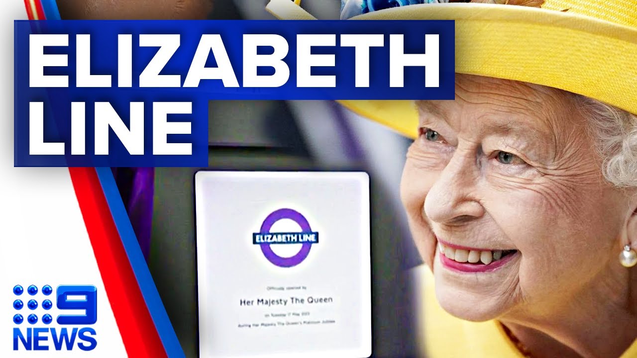 A beaming Queen Elizabeth II at opening of London Tube line in her ...