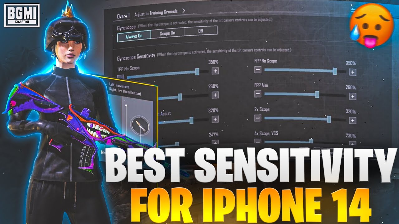 BEST SENSITIVITY FOR IOS AND ANDROID🔱 | 1 VS 4 Clutch Bgmi | IPHONE 14 smooth + Extreme 60 FPS ️ ...