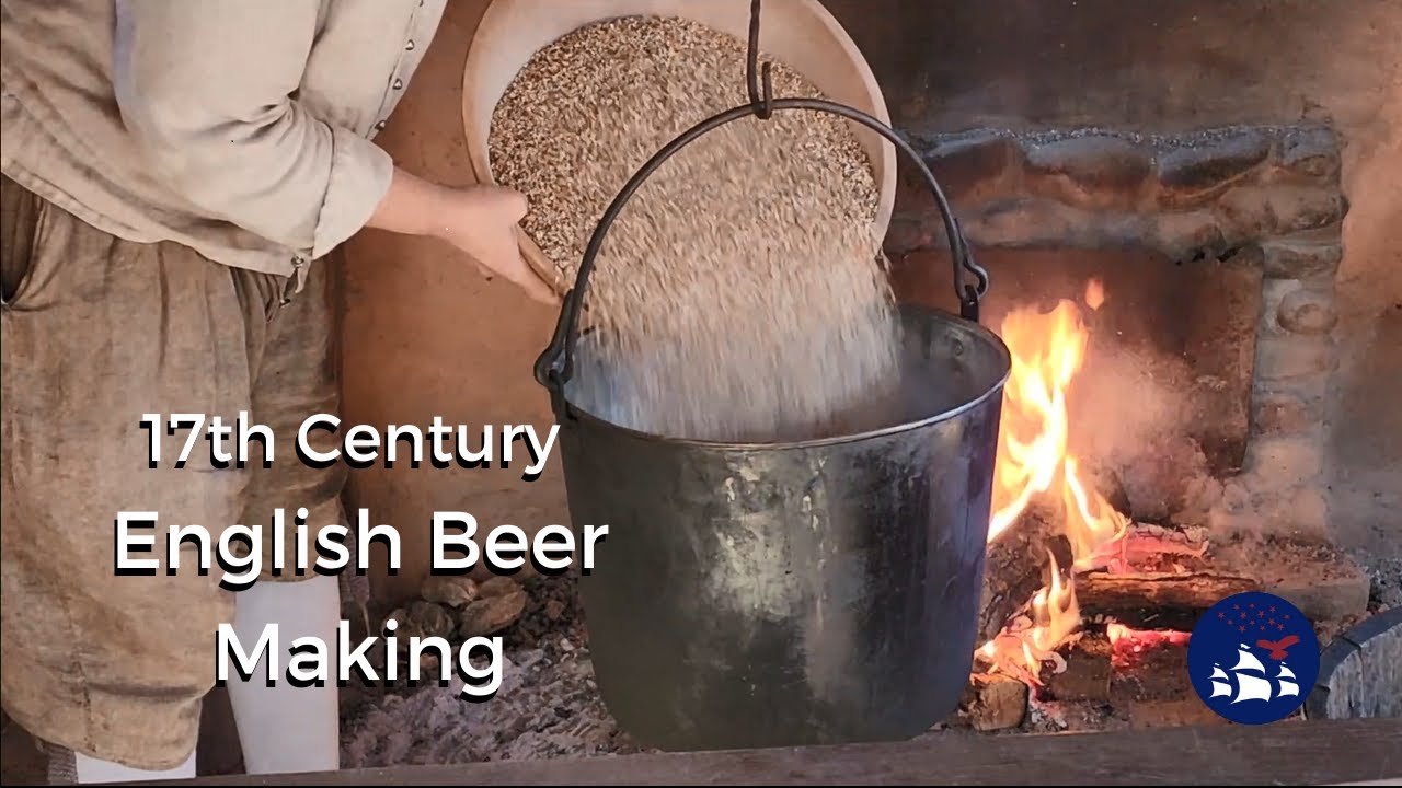 17th Century English Ale and Beer Brewing - YouTube