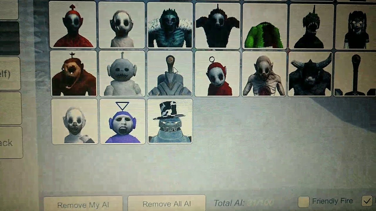 All SlendyTUBBIES III characters - YouTube