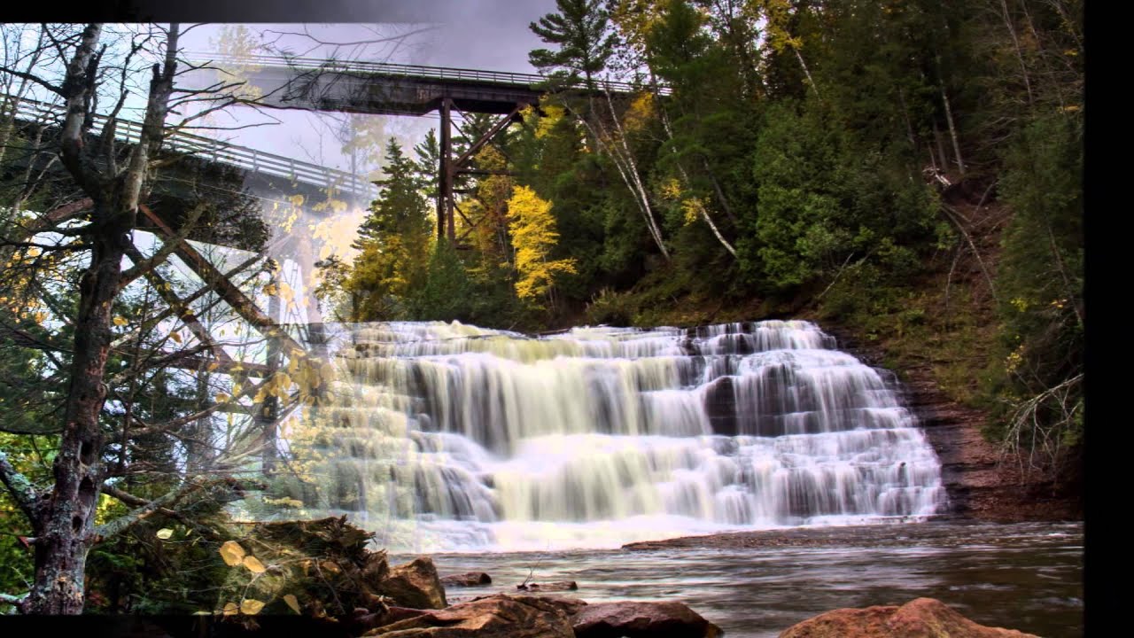 Agate Falls ~ Upper Peninsula of Michigan - YouTube
