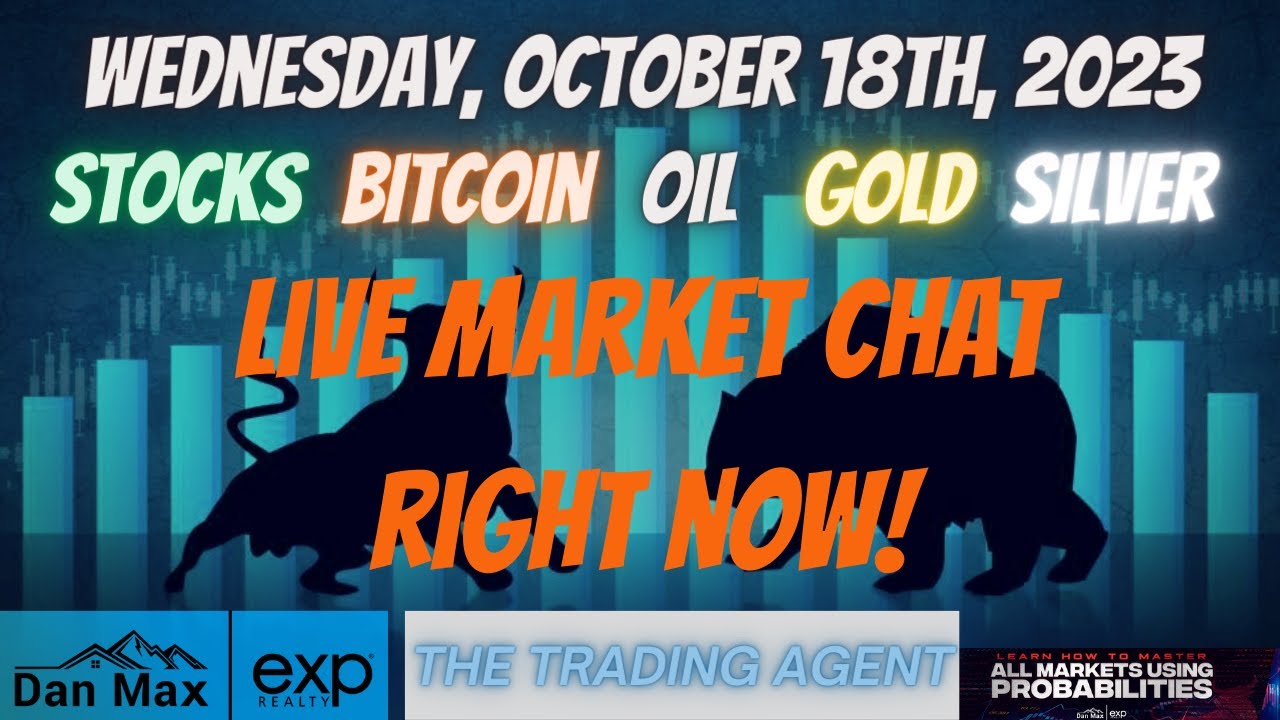 Live Market Chat for Wednesday, October 18th, 2023 for #Stocks #Oil # ...