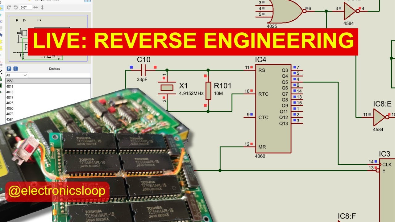 LIVE: Reverse Engineering Cold War Military Electronics with Proteus ...
