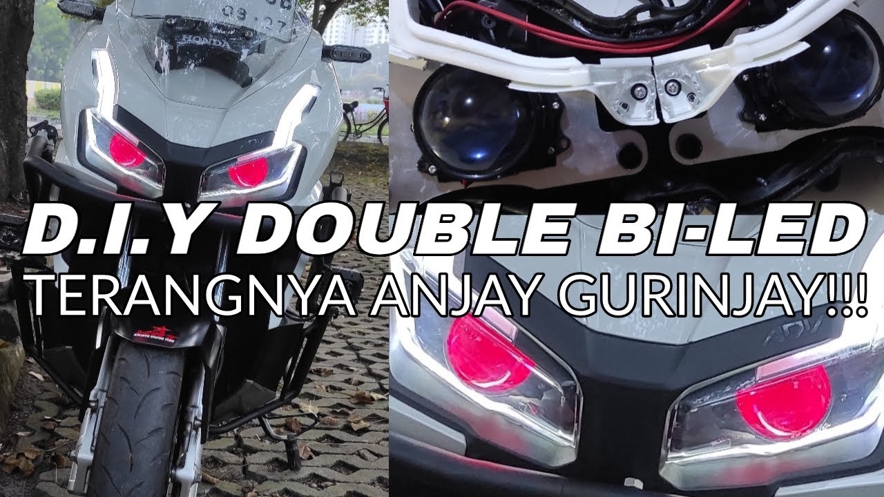 RETROFIT SENDIRI DOBEL BILED ADV 160 - YouTube