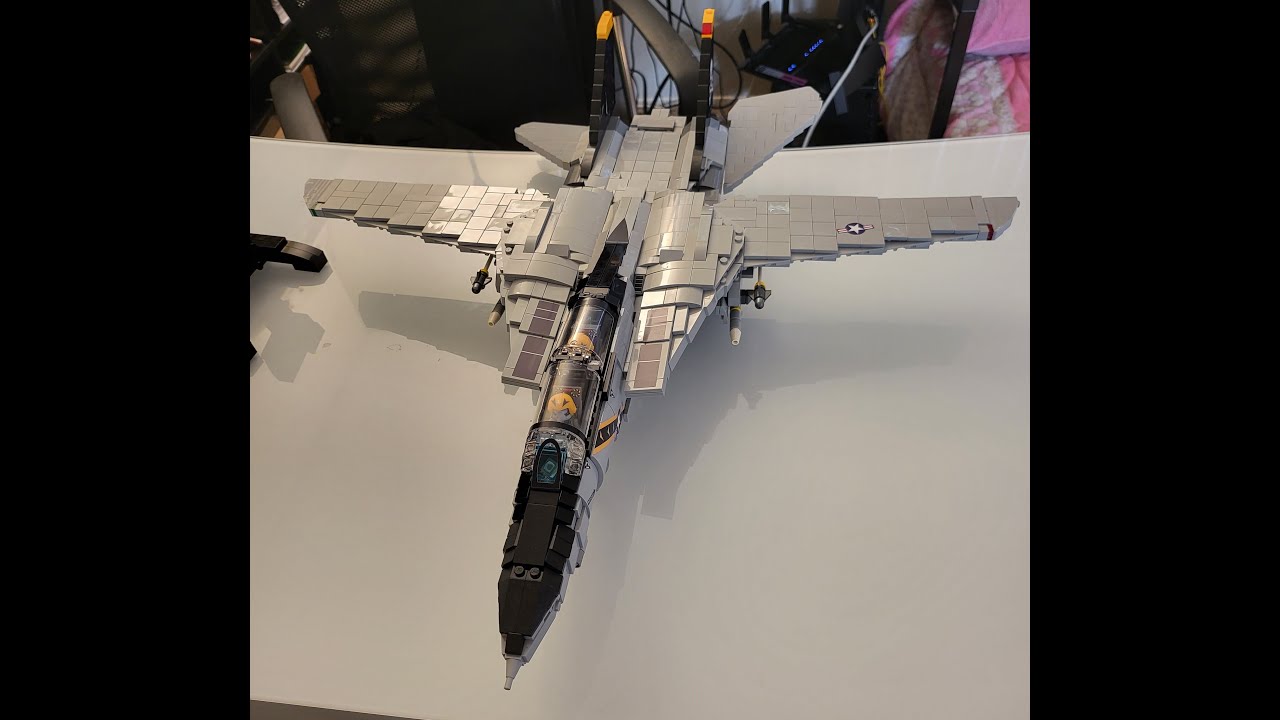 Brickmania's F 14 Tomcat Review Build from Digital Instructions - YouTube