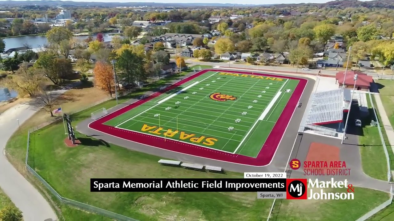 Sparta Memorial Athletic Field Improvements Aerial 10.19.22 - YouTube