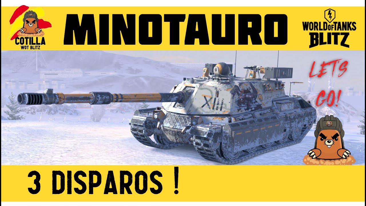 Reseña Minotauro World of Tanks Blitz Español | Como usar cañón del Minotauro | Como usar ...