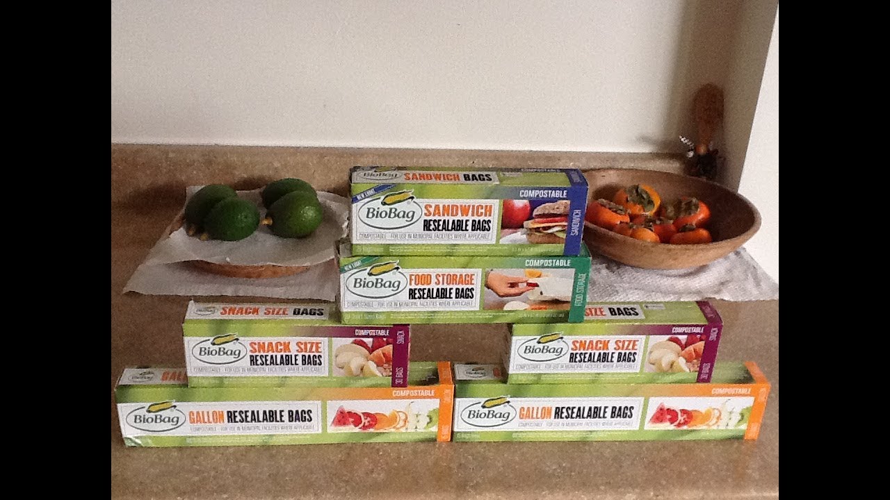 BioBag - Part 3: Compostable/Biodegradable Food Storage Resealable Bags ...