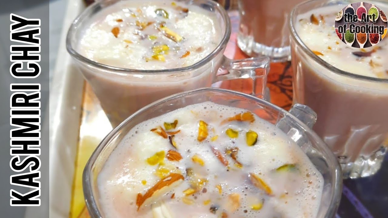 kashmiri chay recipe/کشمیری چإے ترکیب - YouTube