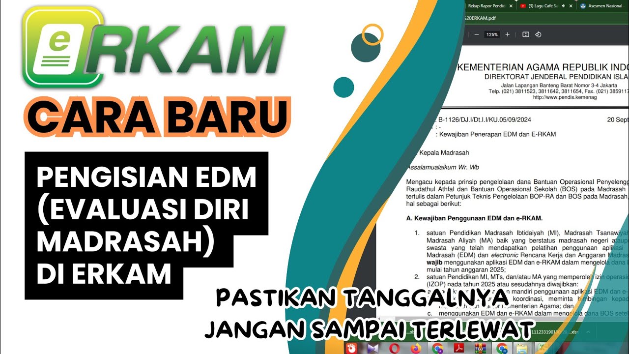 #INFO TERBARU || Cara Pengerjaan EDM dan ERKAM 2024/2025 - YouTube