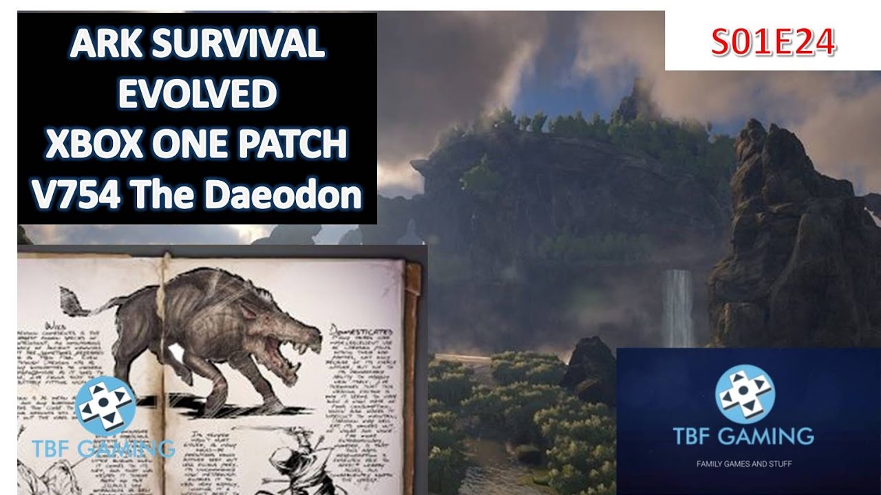 Taming the Daeodon E24 Ark Survival Evolved Xbox One - YouTube