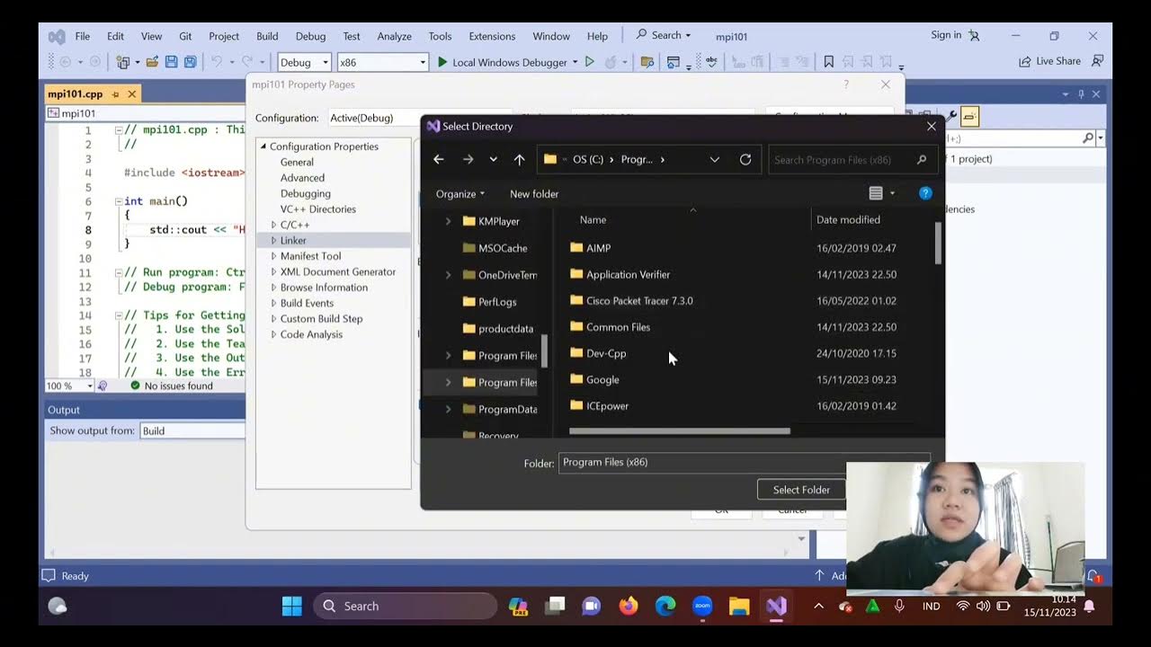 Tugas Install MPI dan Visual Studio di Windows - YouTube