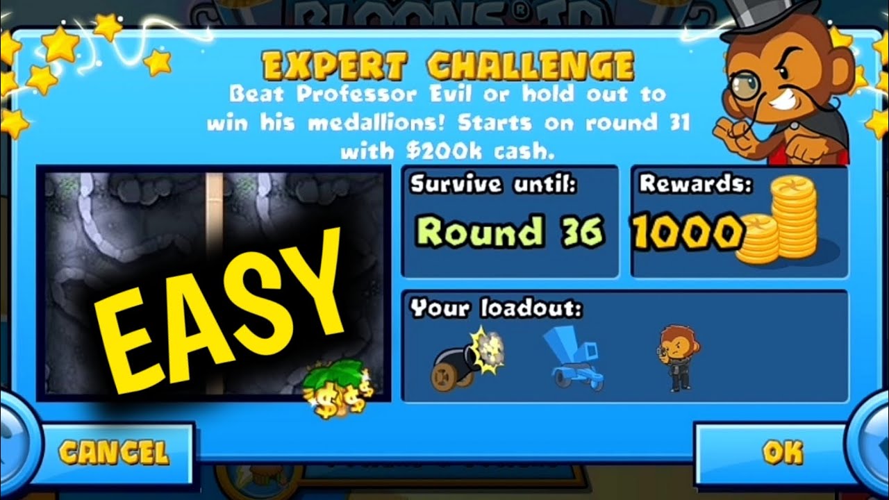 How to Beat New Professor Evil Expert Challenge Week 09 Round 36 Easy ...