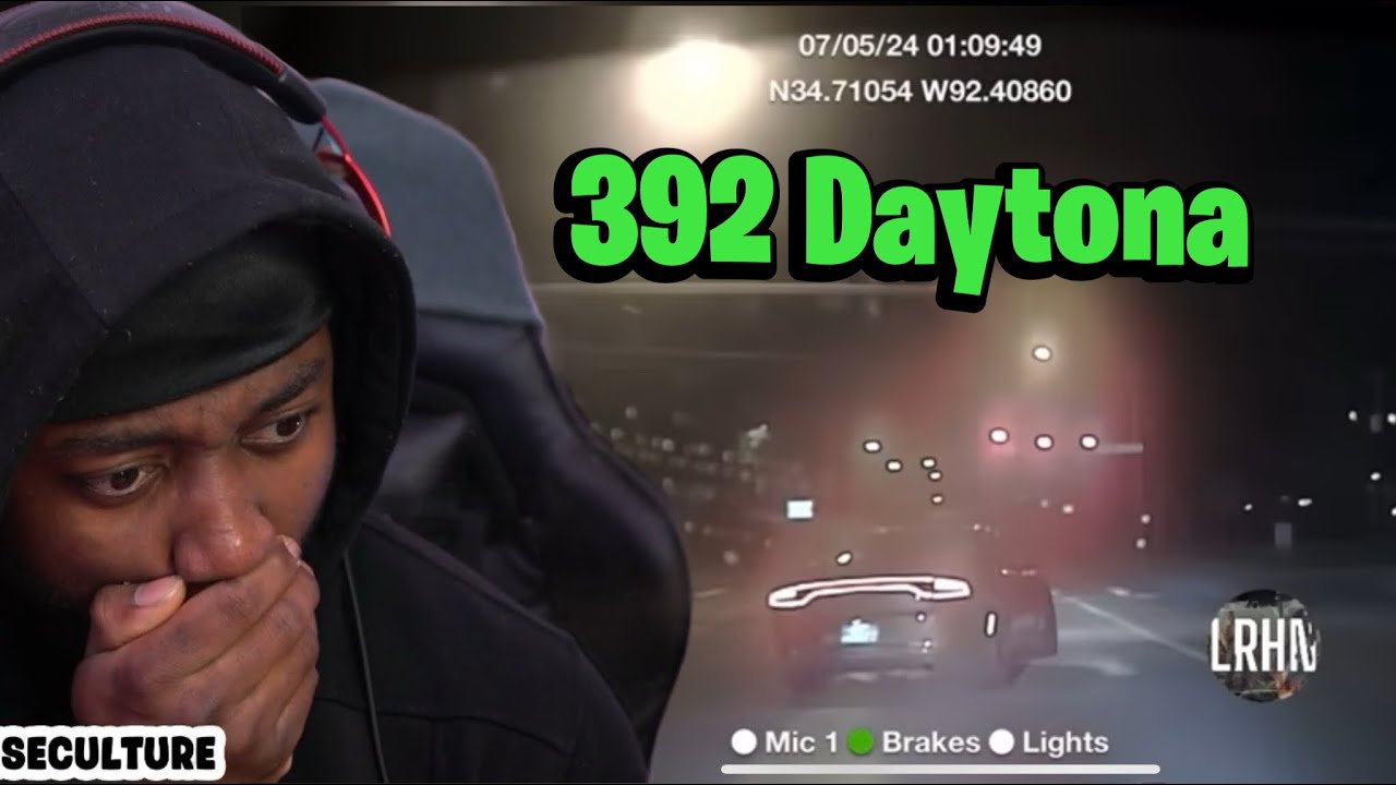 392 Charger Daytona Escapes 3 GSP Police Cars in Atlanta - YouTube