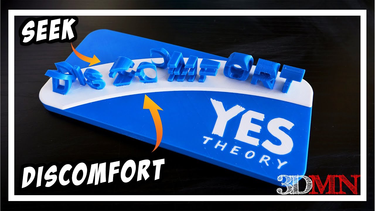 3D Printed Anamorphic Text - Fusion 360 Tutorial - YouTube