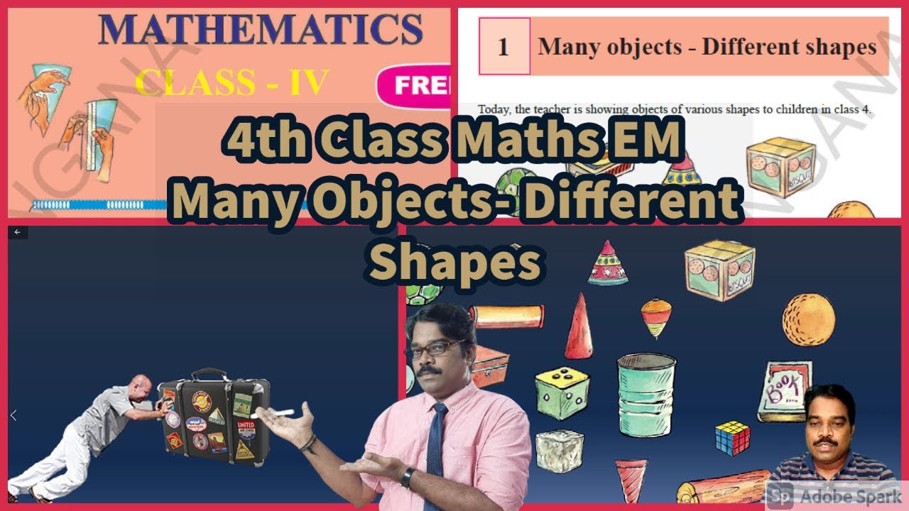 4th class Mathematics EM 1st Chapter Part-1(Telangana Primary school ...