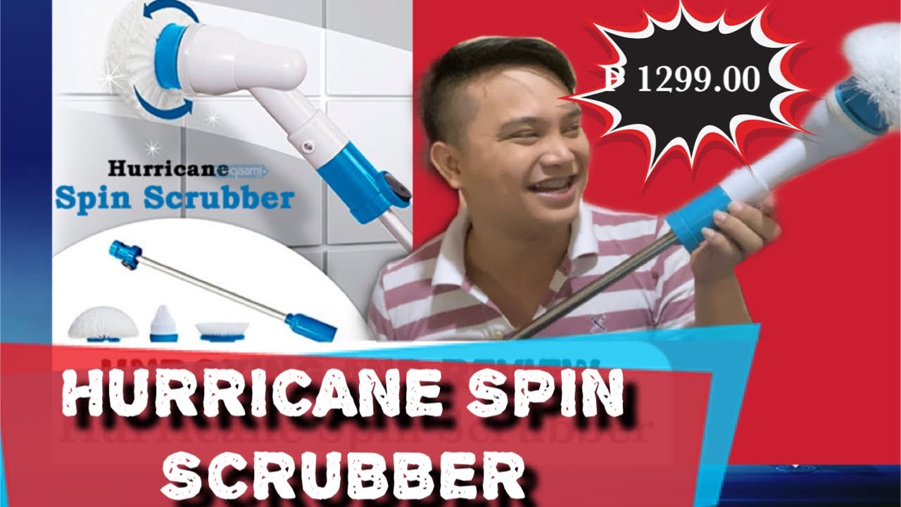 Hurricane Spin Scrubber (Unboxing and Review) - YouTube