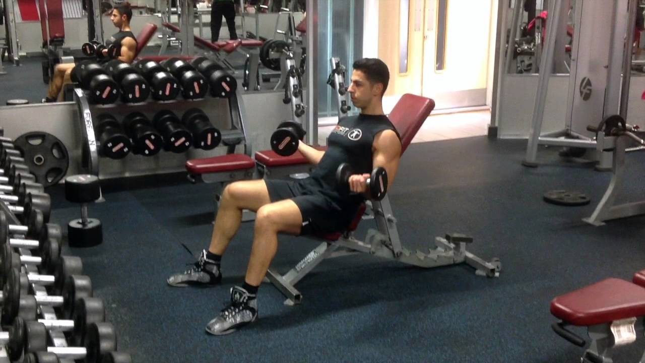 Incline Curls - YouTube